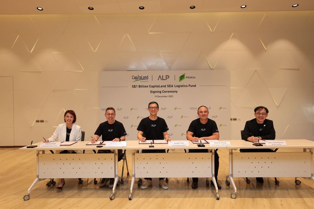 CapitaLand Investment, Ally Logistic Property and Pruksa Holding PCL ...