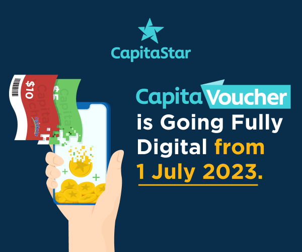 CapitaVoucher to go fully digital from 1 July 2023 | CapitaVoucher to ...