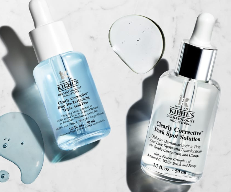Kiehl's NEW Clearly Corrective™ Daily Re-Texturizing Triple Acid Peel ...