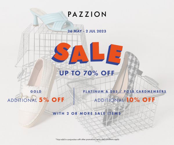 PAZZION - End of Season Sale | PAZZION | Fashion | CapitaLand Malls