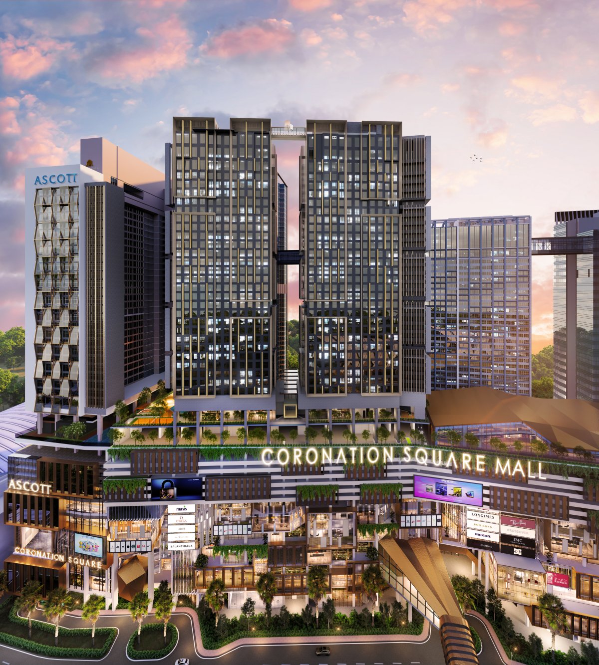 CapitaLand Investment partners Coronade Properties on Johor Bahru City ...