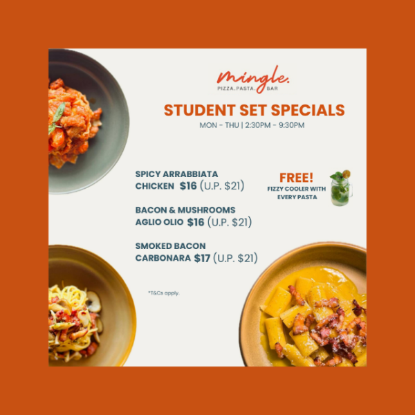[Mingle Bistro] Student Set Specials | Mingle | Food & Beverage ...