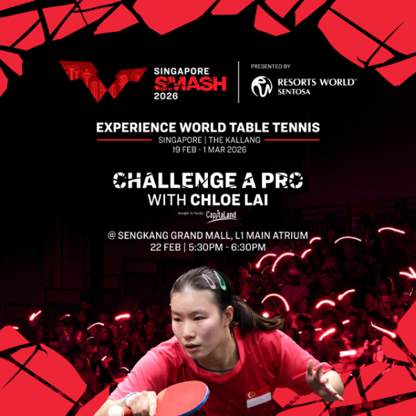 Singapore Smash 2026: Challenge A Pro with Chloe Lai | CapitaLand Malls