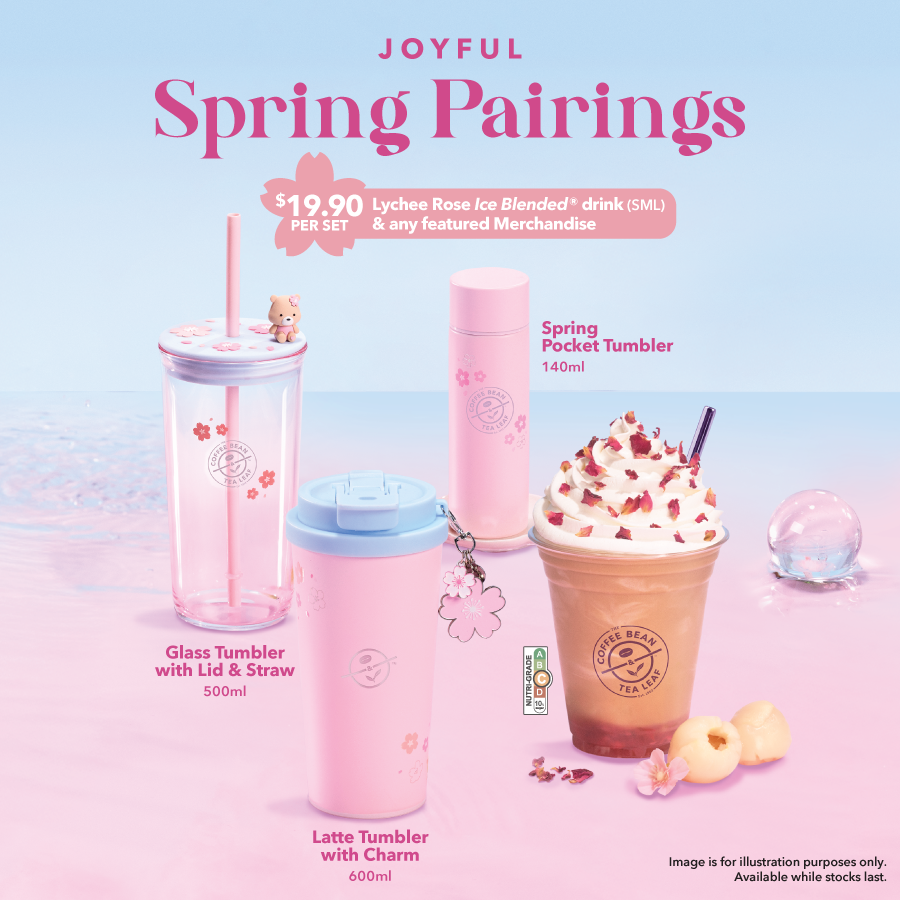 The Coffee Bean & Tea Leaf: Joyful Spring Pairings Merchandise ...