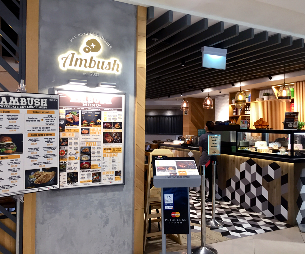 Ambush | Restaurant | Seafood | Food & Beverage | CapitaLand Malls