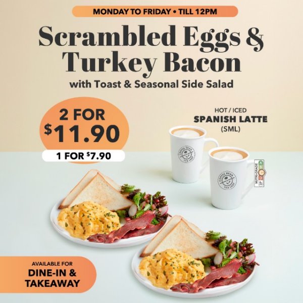 The Coffee Bean & Tea Leaf: April Weekday Breakfast Set | The Coffee ...