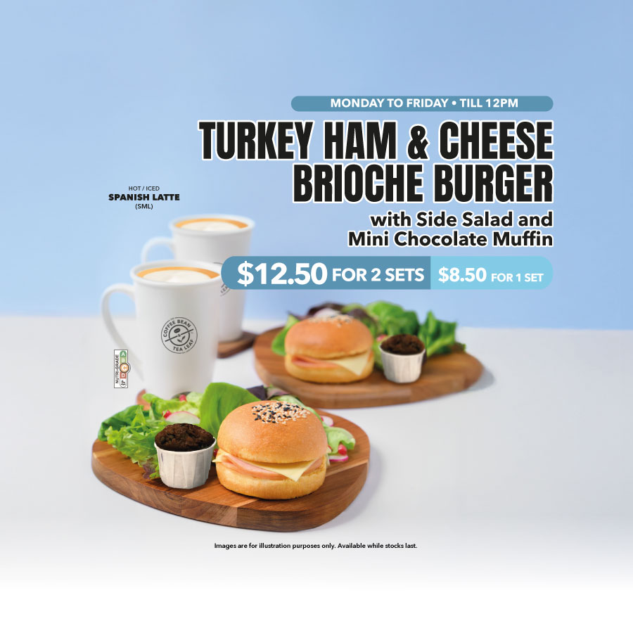 The Coffee Bean & Tea Leaf: March Breakfast Promotion - Turkey Ham ...