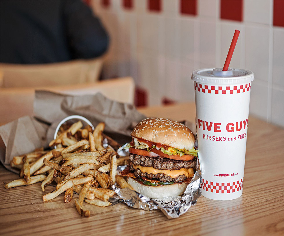 FIVE GUYS | Fast Food | Food & Beverage | CapitaLand Malls