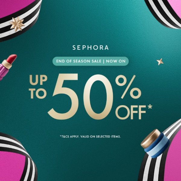 End of season sale | Sephora | Beauty & Wellness | CapitaLand Malls