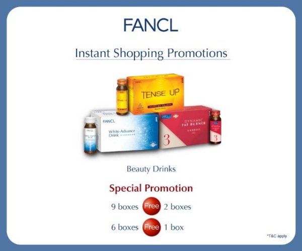 FANCL - Beauty Drinks Promotion | Beauty & Wellness | CapitaLand Malls